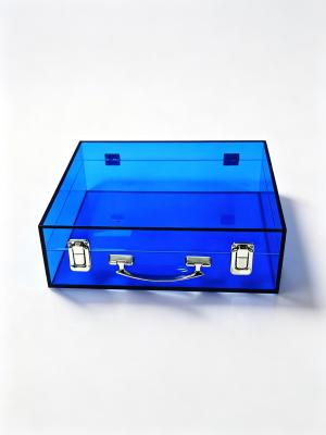 China Custom Color Acrylic Storage Box, Portable Lockable Desktop Drawer‑Style Storage, Organizer, Display Prop and Gift Box for sale