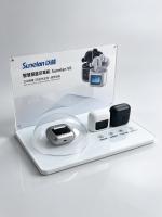 China Custom Acrylic TWS Earphone Counter Display Stand for sale