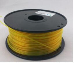 China we supply T-glass yellow  3d filament for 3d printer for sale