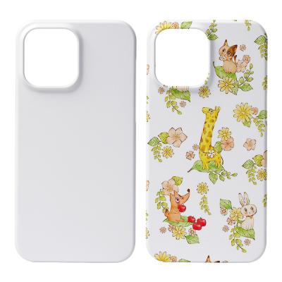 China PC Coated Sublimation Single Layer Film Phone Case For IPhone13 14 15 16 3D Sublimation Hard Phone Case Cover for sale