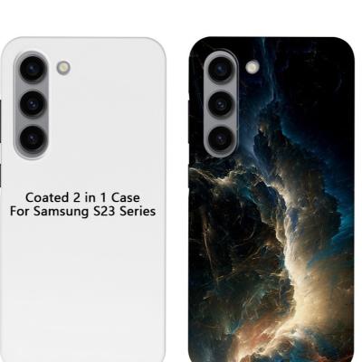 China Customized Sublimation Coated Blank Slim Case For SamSung S23 S24 S25 Series for sale