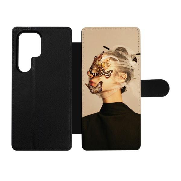 Quality Customized Sublimation Leather Flip Case For SamSung Galaxy S23 24 Ultra Plus for sale