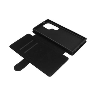 China Blank Leather Flip Sublimation Wallet Phone Cases With Card Slot For Samsung Galaxy S24 S23 S22 Plus Ultra Shockproof for sale