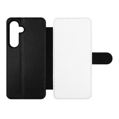 China Blank Leather Flip Sublimation Wallet Phone Cases With Card Slot For Samsung Galaxy S24 S23 S22 Plus Ultra Shockproof for sale