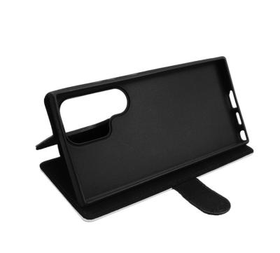 China Blank Leather Flip Sublimation Wallet Phone Cases With Card Slot For Samsung Galaxy S24 S23 S22 Plus Ultra Shockproof for sale