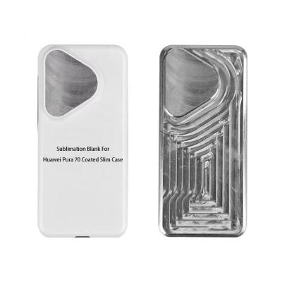 China Anti-Fingerprint Sublimation Blanks 3D Slim Phone Case For Huawei P70 for sale