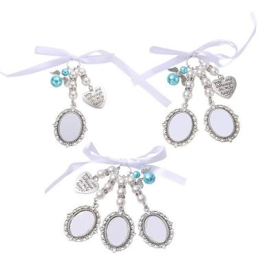 중국 텅 빈 금속 蕾丝 브러치 吊飾  Sublimation 인쇄 졸업 시즌 핀 배지 선물 판매용