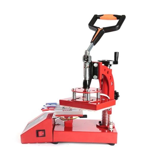 Quality Red Manual Pen Heat Transfer Press Machine Customized Sublimation Pen Printing for sale
