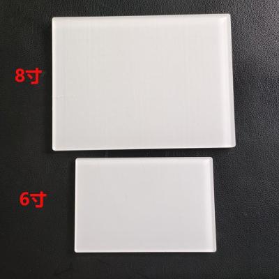 China U Shape LED Wooden Base Sublimation Acrylic Photo Panel Customized Light Up Desktop Memorial Photo Frame for sale