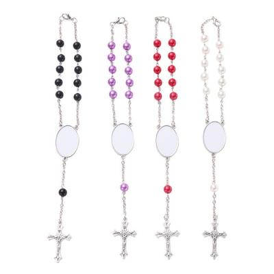China Sublimation Rosary Bracelet Personalized Gifts For Sublimation Photo Printing for sale