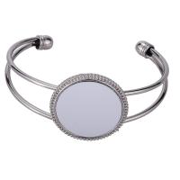 China Cuff Opening Custom Sublimation Metal Bangle Bracelet for sale