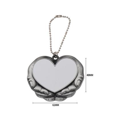 Cina Sublimazione Angel Wing Car Blank Hanging Ornament Pendant Love Heart Shaped Foto personalizzata per la finestra di casa DIY in vendita