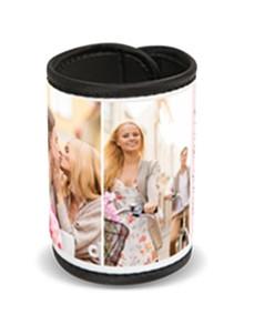 Китай Настраиваемая сублимационная банка охлаждает пустые места с черным краем Неопреновые сублимационные козы продается