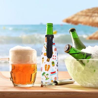 China Refrigeradores de sublimación de logotipo personalizado con cremallera en venta