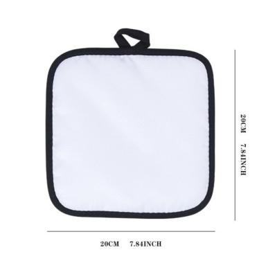 중국 다이 커스텀 수블리메이션 히트 단열 패드 블랙 엣지 부엌 폴리에스터 플래시매트 수블리메이션 판매용