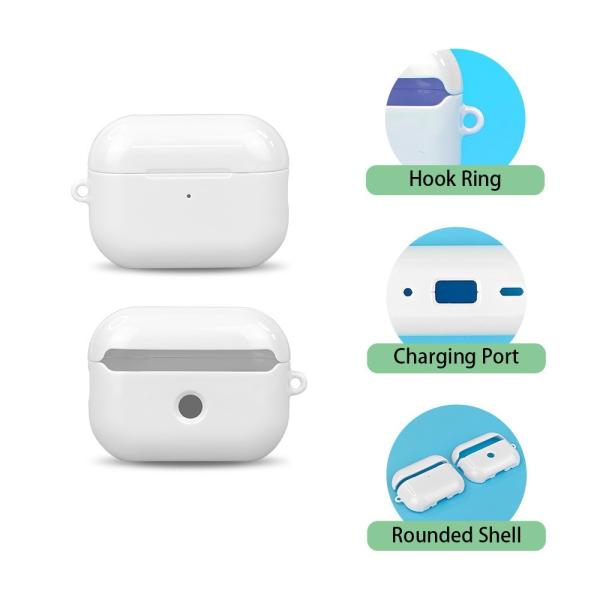 Quality Sublimation For Air Pod Case Diy Logo Custom 3D PC Sublimation Blanks For Airpod Pro 2 Earphone Protective Cover for sale
