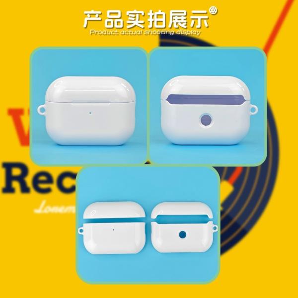 Quality Customized Blank Sublimation For Airpod 3 Case Sublimation Coated PC Earphone for sale