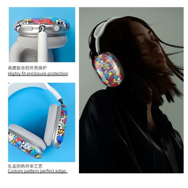 Quality For Airpods Max Sublimation Blank Coated PC Case Custom 3D Printing Anti-Scratch for sale