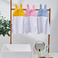 China Creative Waffle Polyester Hand Towels For Sublimation With Rabbit Ear for sale