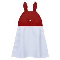 China Creative Waffle Polyester Hand Towels For Sublimation With Rabbit Ear for sale