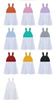 China Creative Waffle Polyester Hand Towels For Sublimation With Rabbit Ear for sale