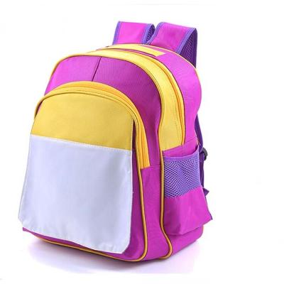 China Personalized Sublimation Children Backpack With Detachable Printing Part for sale
