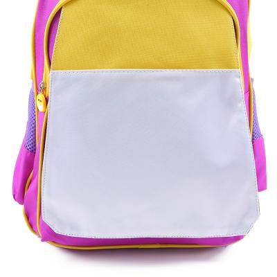 China Personalized Sublimation Children Backpack With Detachable Printing Part for sale