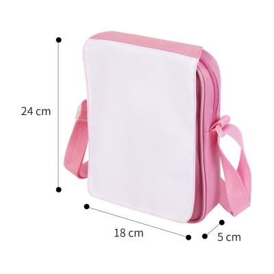 China Personalized Small Size Sublimation shoulder Bag Crossbody Messenger Bag DIY Custom Bags for sale