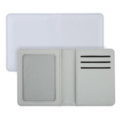 China Double-Sided Printing PU Leather Sublimation Id Card Holder Blanks Waterproof for sale