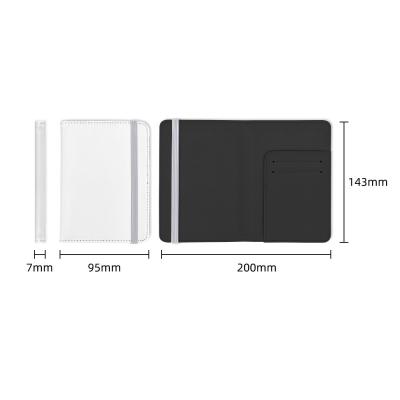 China Custom Full Image Printing Colorful Sublimation Blank Leather Passport And ID Card Holder For Sublimation Photos Printing for sale