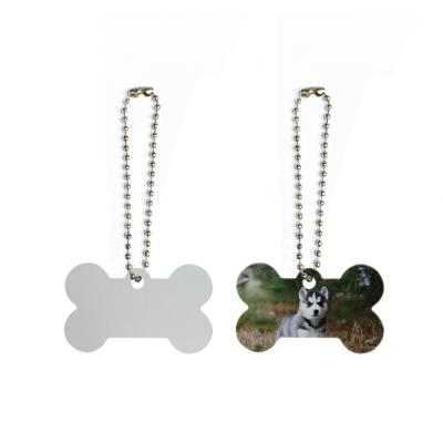 China Cute Cartoon Pendant Creative Dog Tag Sublimation Blanks Custom Sublimation Blank for sale