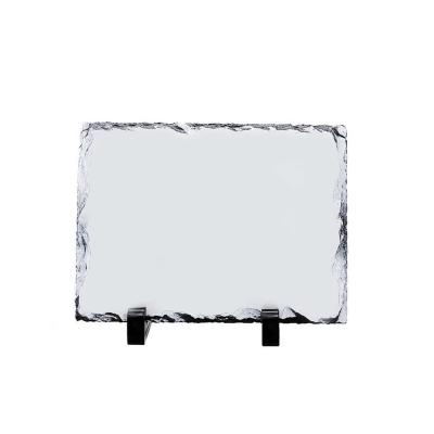 China Customized Various of Shapes Sublimation Blank Rock Photo Slate for sale
