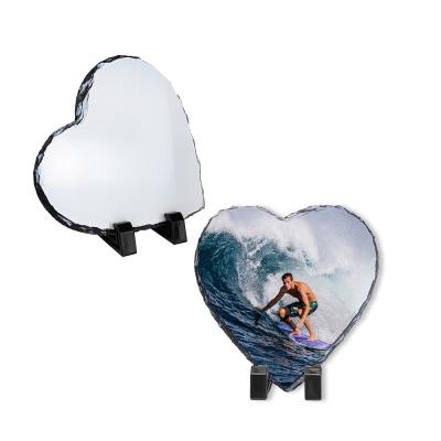 China Customized Various of Shapes Sublimation Blank Rock Photo Slate for sale