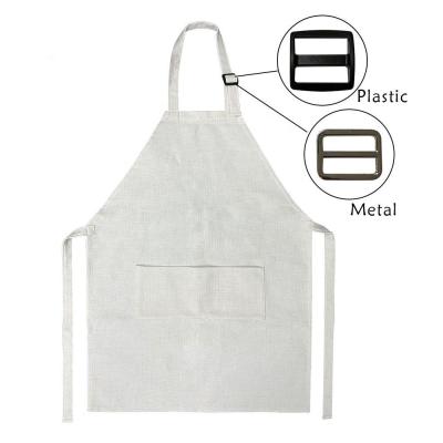 Cina Apron in lino a sublimazione regolabile con tasca per adulti e bambini in vendita