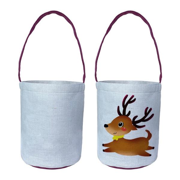 Quality Photo Printing Blank Sublimation Tote Bags Easter Basket 25*20cm for sale
