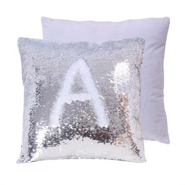 Quality Multiple Colours Sublimation Blank Sequin Cushion Cover For Personalising Gift for sale