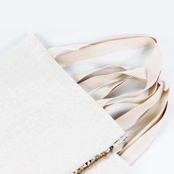 Quality Customizable DIY Sublimation Blanks Magic Reversible Sequin Tote Bag 40*34cm for sale