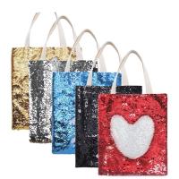 Quality Customizable DIY Sublimation Blanks Magic Reversible Sequin Tote Bag 40*34cm for sale