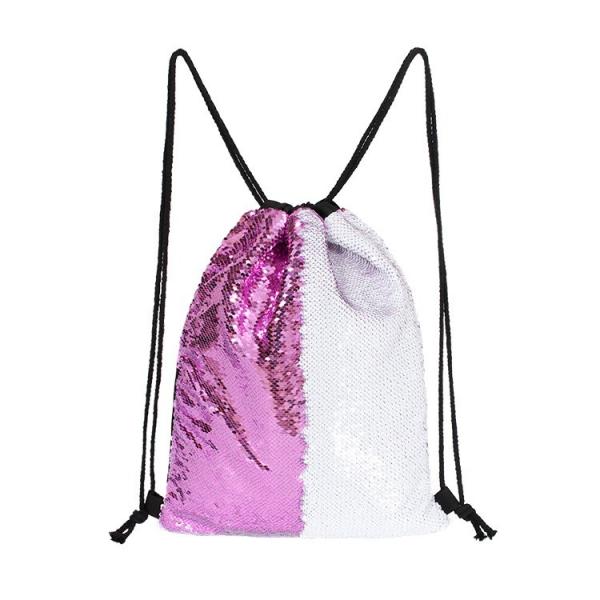 Quality Magic Sparkling Blank Sublimation Items Sequin Drawstring Bag for sale