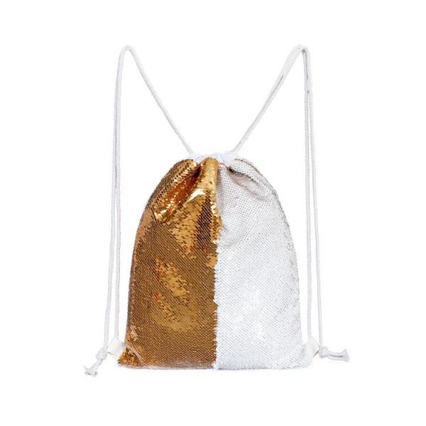 Quality Magic Sparkling Blank Sublimation Items Sequin Drawstring Bag for sale
