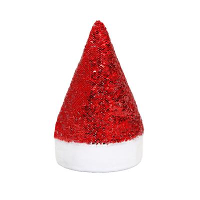 China DIY Sequin Aanpasbare Sublimatie Kerstman Hoed Sublimatie Kerstcadeautjes 36*28cm Te koop