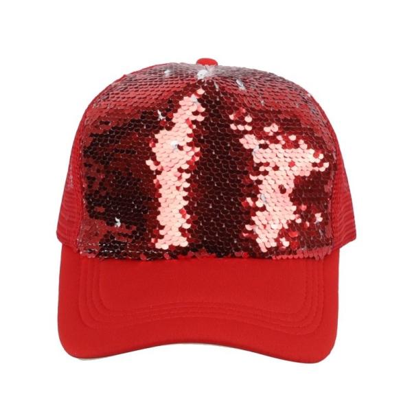 Quality Customized Sequin Sublimation Baseball Cap For Photo Printing for sale