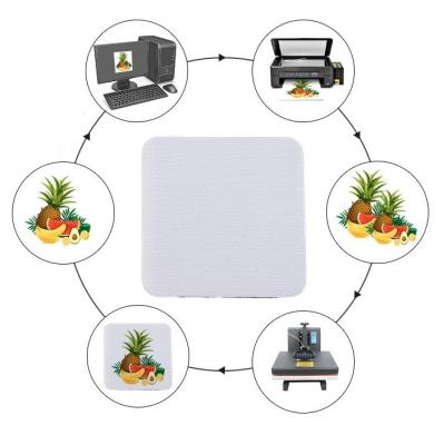 China Non Slip Heat Resistant Sublimation Rubber Coasters Customized Neoprene Coasters for sale