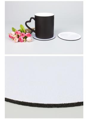 China Non Slip Heat Resistant Sublimation Rubber Coasters Customized Neoprene Coasters for sale