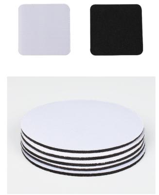 China Non Slip Heat Resistant Sublimation Rubber Coasters Customized Neoprene Coasters for sale