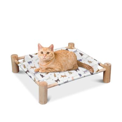 Китай На заказ Сублимационная пустая деревянная гамаковая кровать для домашних животных для сублимационной фотопечати продается