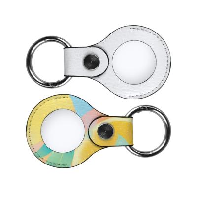 China Customization Sublimation Leather Blanks Apple Airtag Tracker Locator Tracker for sale
