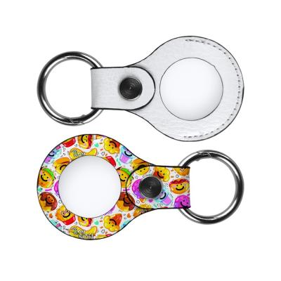 China Customization Sublimation Leather Blanks Apple Airtag Tracker Locator Tracker for sale