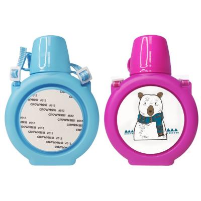 China Printable Sublimation Plastic Water Bottle For Kids' Back To School Season for sale