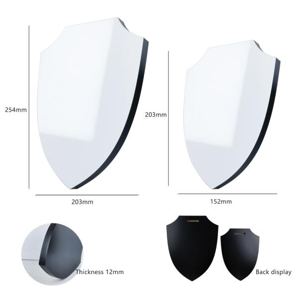 Quality Sublimation Printing Blanks Thick Shield Hanging Photo Board Home Decorative for sale